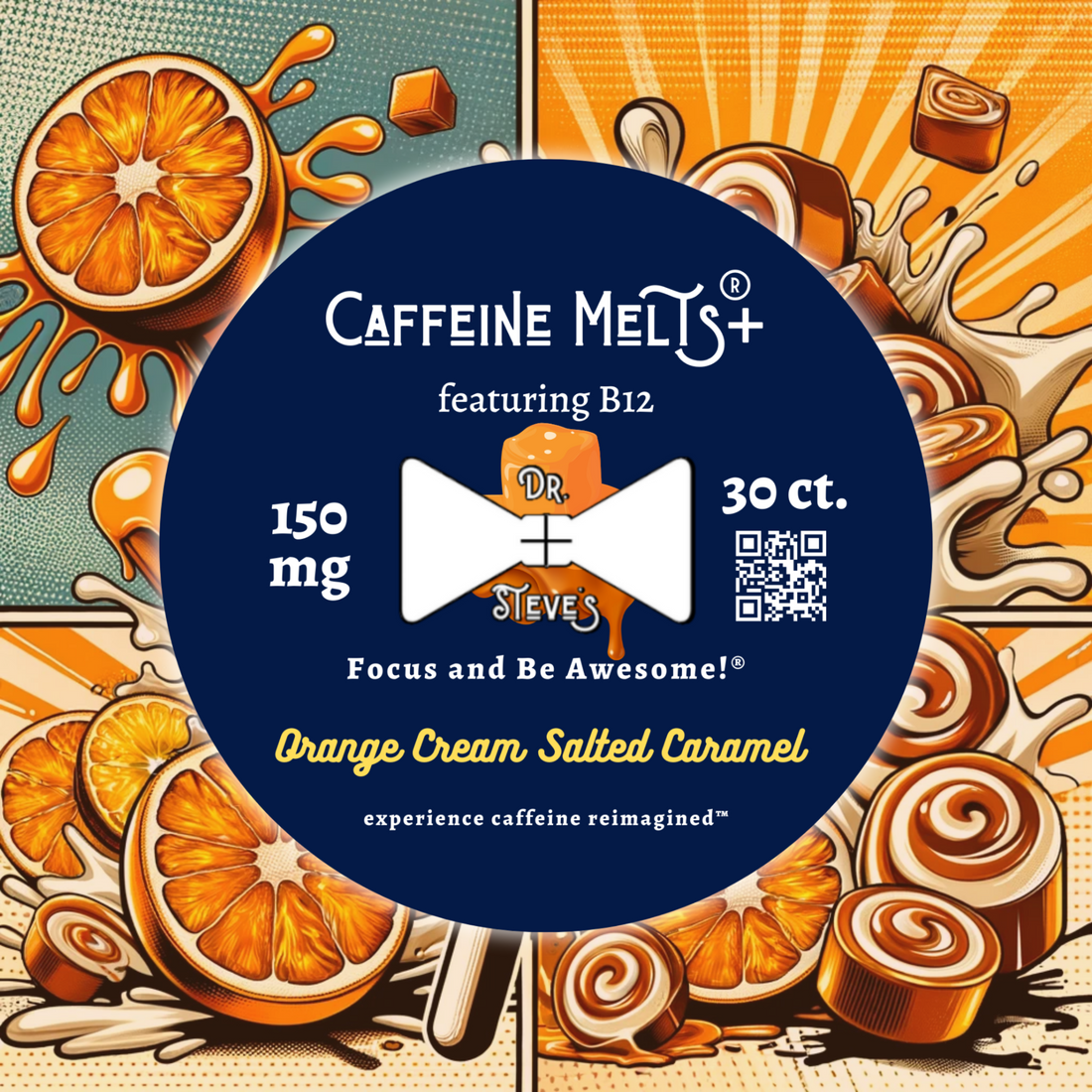 Orange Cream Salted Caramel (150mg + 20mcg Methylcobalamin B12) – Dr ...