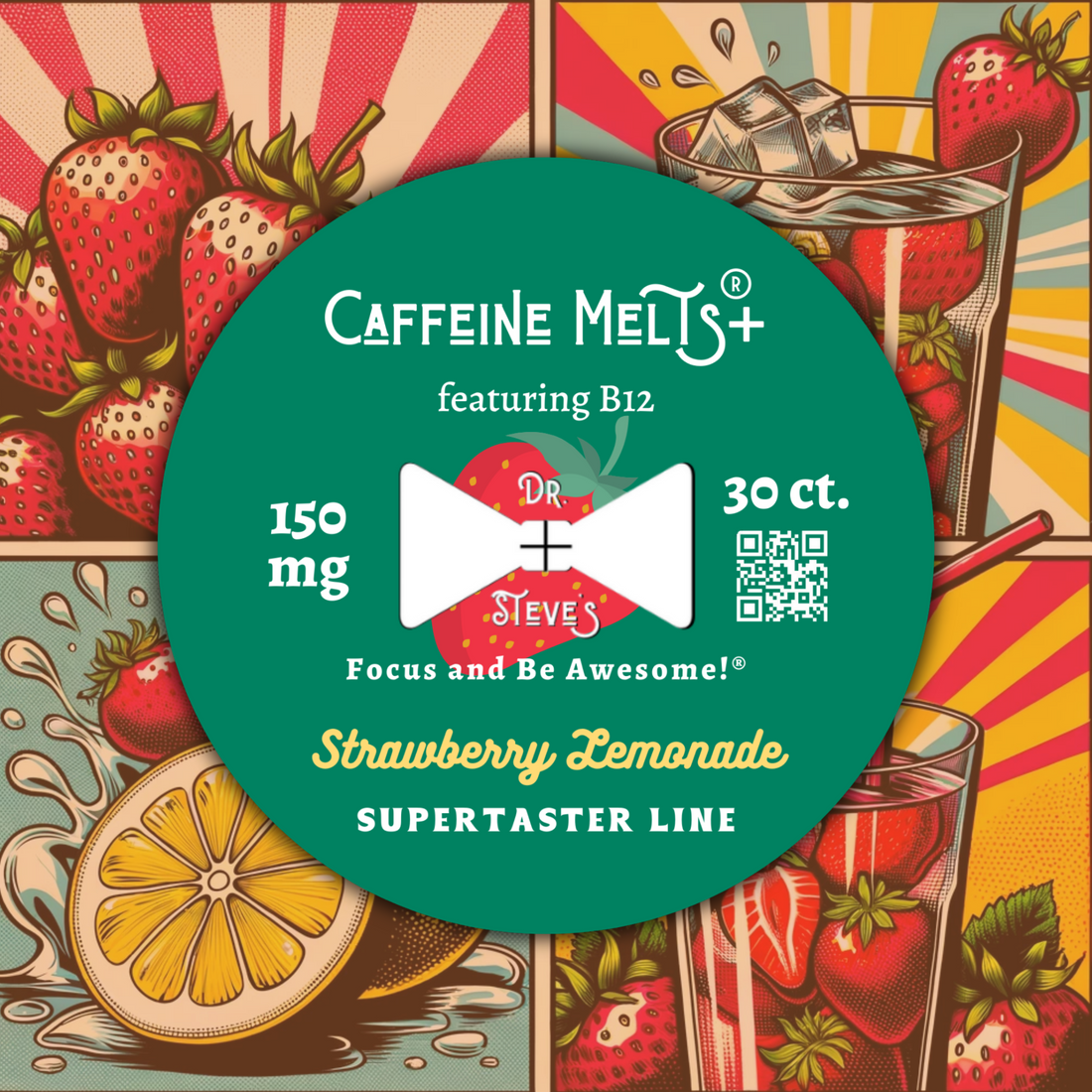 Strawberry Lemonade SuperTaster (150mg + 20mcg Methylcobalamin B12 ...