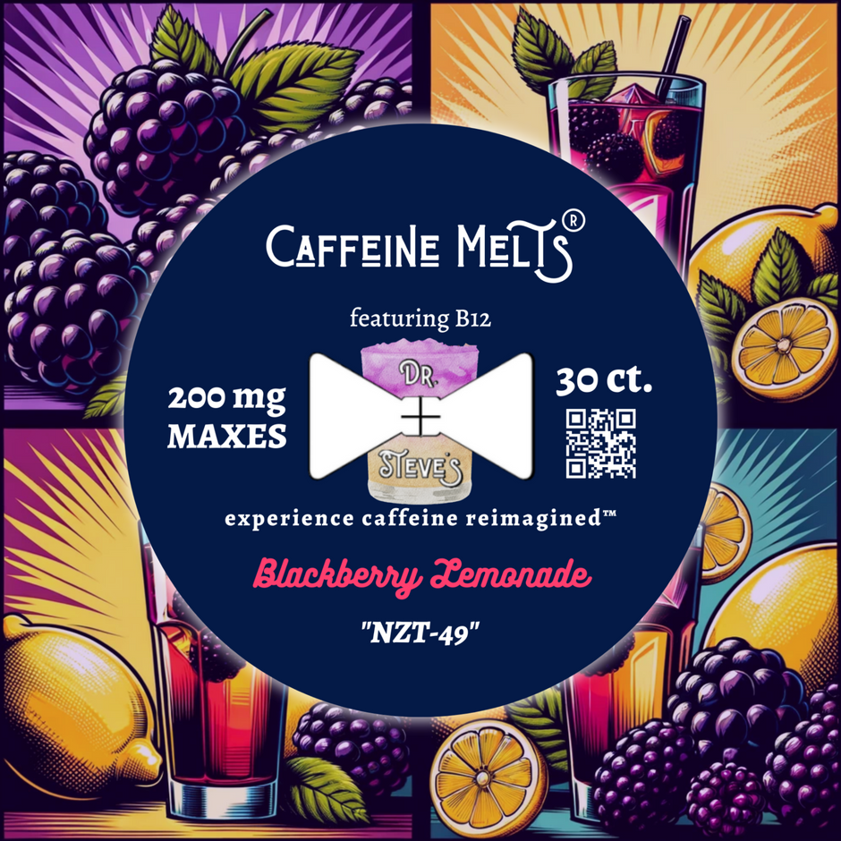 200mg Caffeine Melt® Max Collection – Dr. Steve's Caffeine Melts